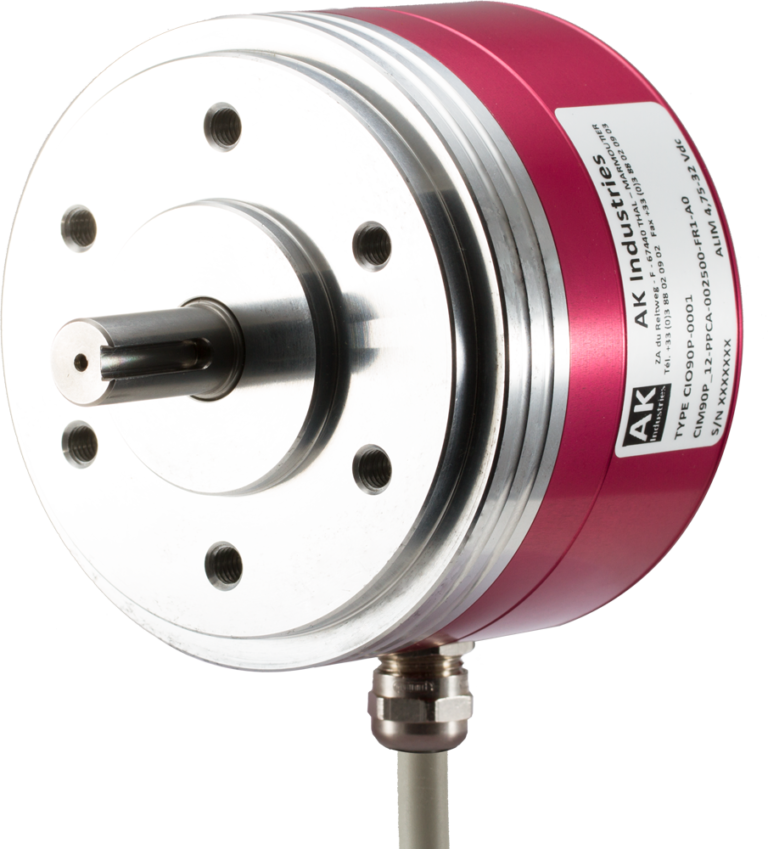 CIO90P – Codeur ⌀90 / axe sortant - AK Industries